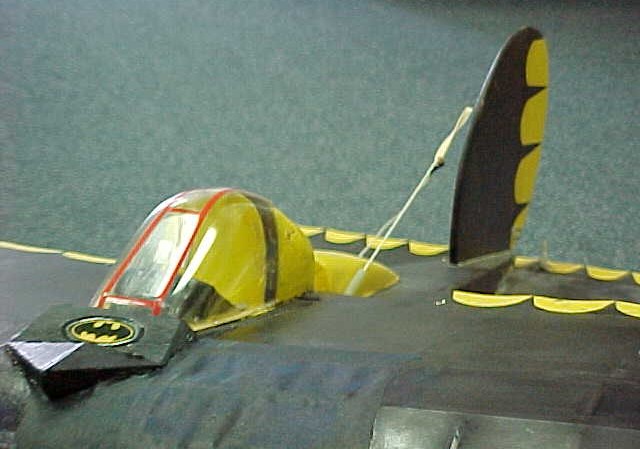 Batman themed Radio Control Airplane