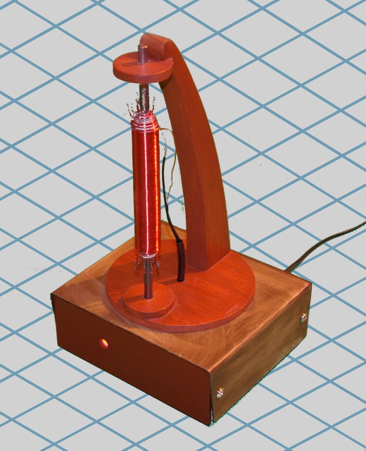 Schumann Frequency Oscillator with Scalar Coil