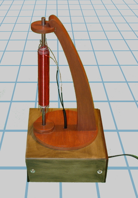 Schumann Frequency Oscillator with Scalar Coil