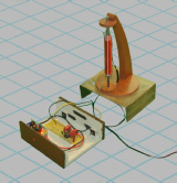 Schumann Frequency Oscillator with Scalar Coil